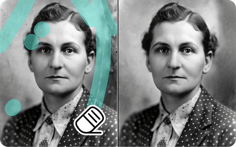 Free AI Old Image Restoration: Bring old, damaged photos back to life