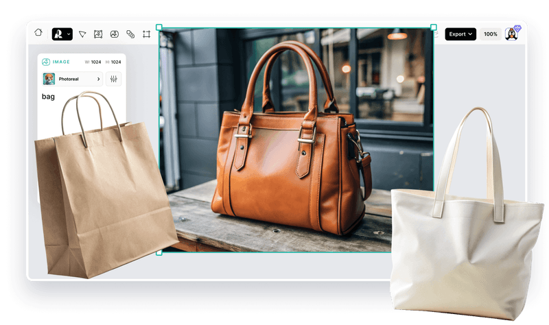 Free AI Bag Mockup Generator: Fun bag designs in just four steps