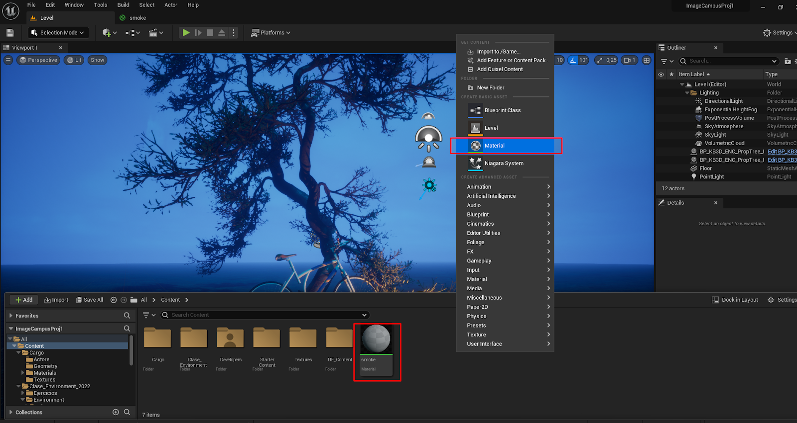 How to create smoke & fog in Unreal Engine - Cominted Labs