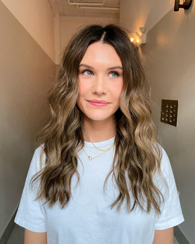 Rooted & Balayage - Golden Hour Bronde Hair Extensions