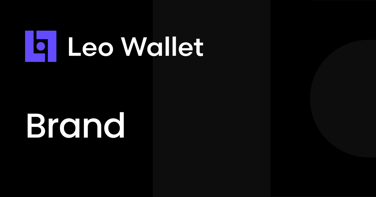 Brand - Leo Wallet - The Best Privacy Wallet | Aleo