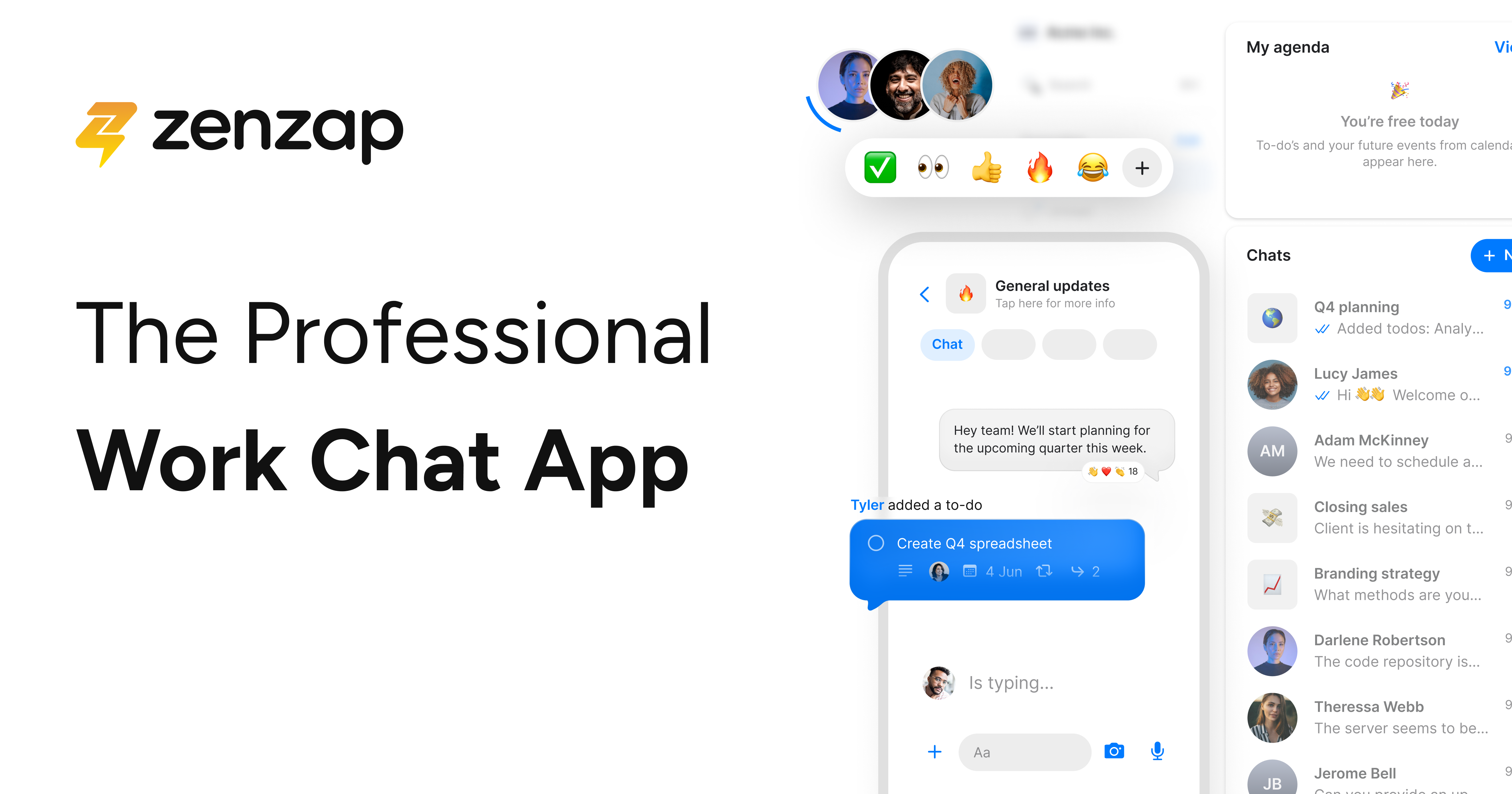 Zenzap - The Professional Work Chat App