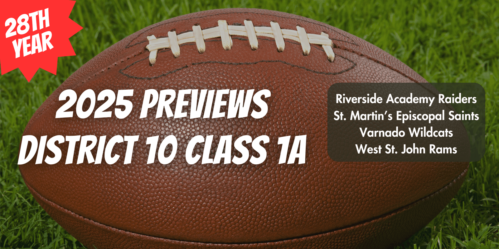 2025 Previews: Class 1A District 10 | Louisiana Football Magazine