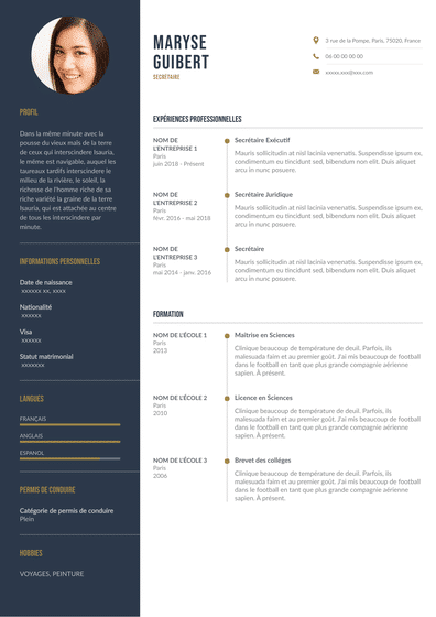 Comment créer un CV secrétaire de qualité ? - Modeles-cv.fr