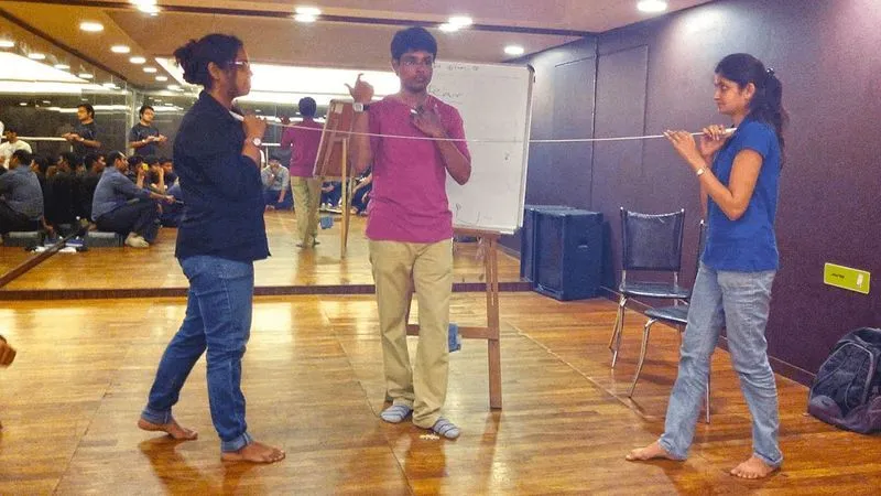 Trust Walk- Activity Description |Trebound | Corporate Teambuilding