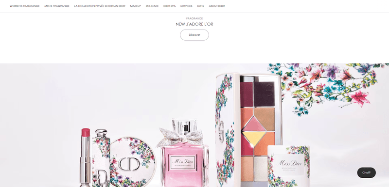 Dior Beauty Landing Page Case Study