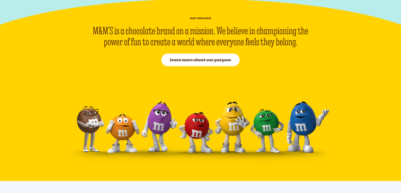 M&Ms Landing Page Case Study