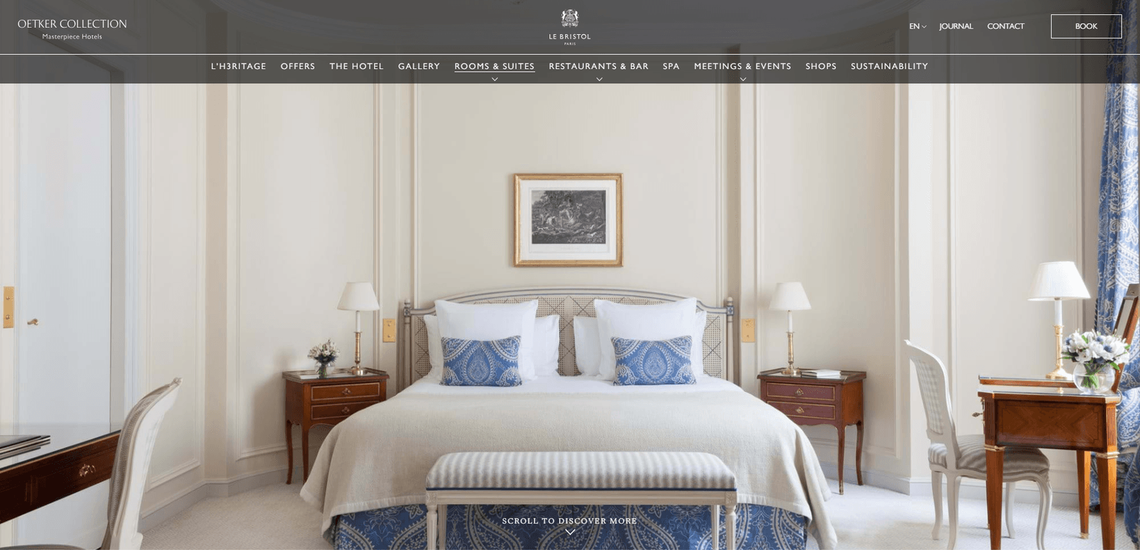 Le Bristol Prestige Room Landing Page Case Study