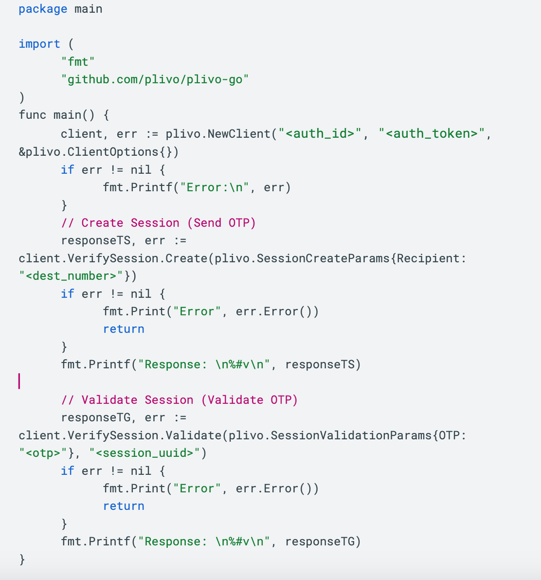 Verify API - SMS and Voice OTP Verification