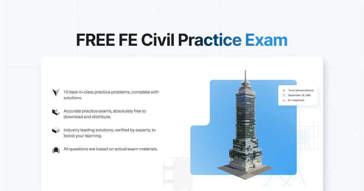 [FREE] FE Civil Practice Exam 2025 [Questions + Complete Answers]
