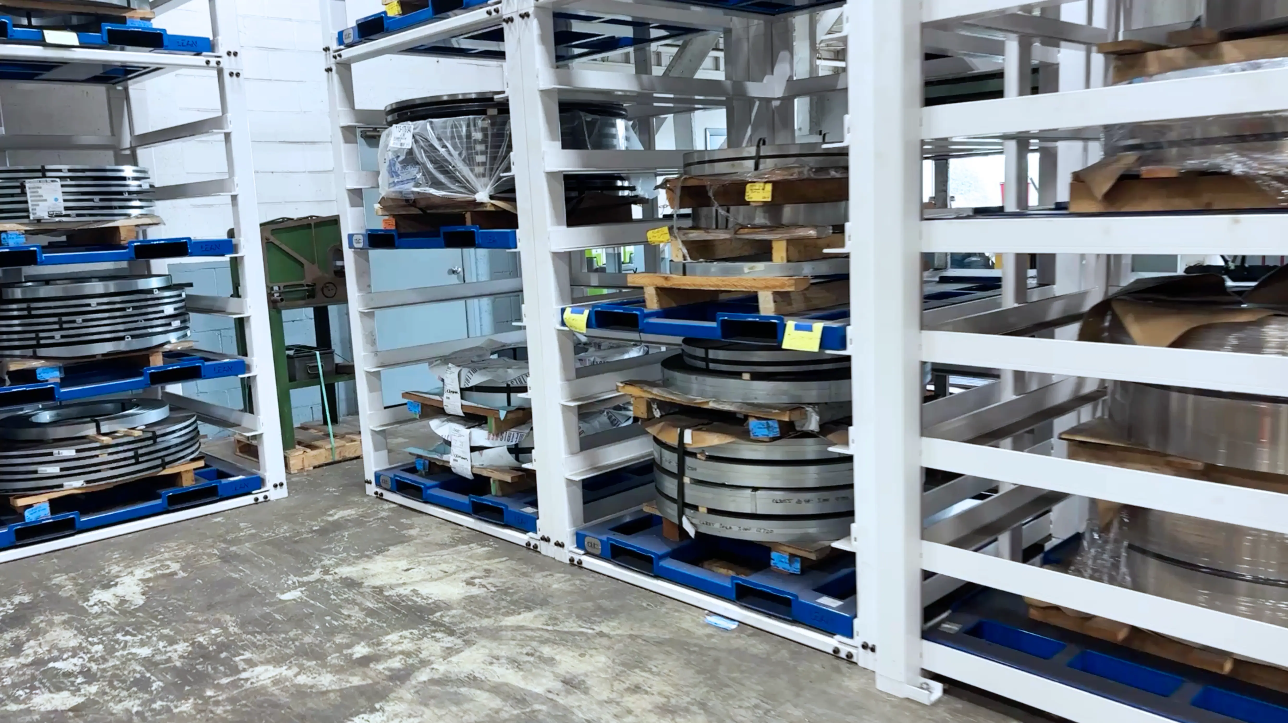 Steel Coil Storage Rack - Gallery - LEAN Manufacturing