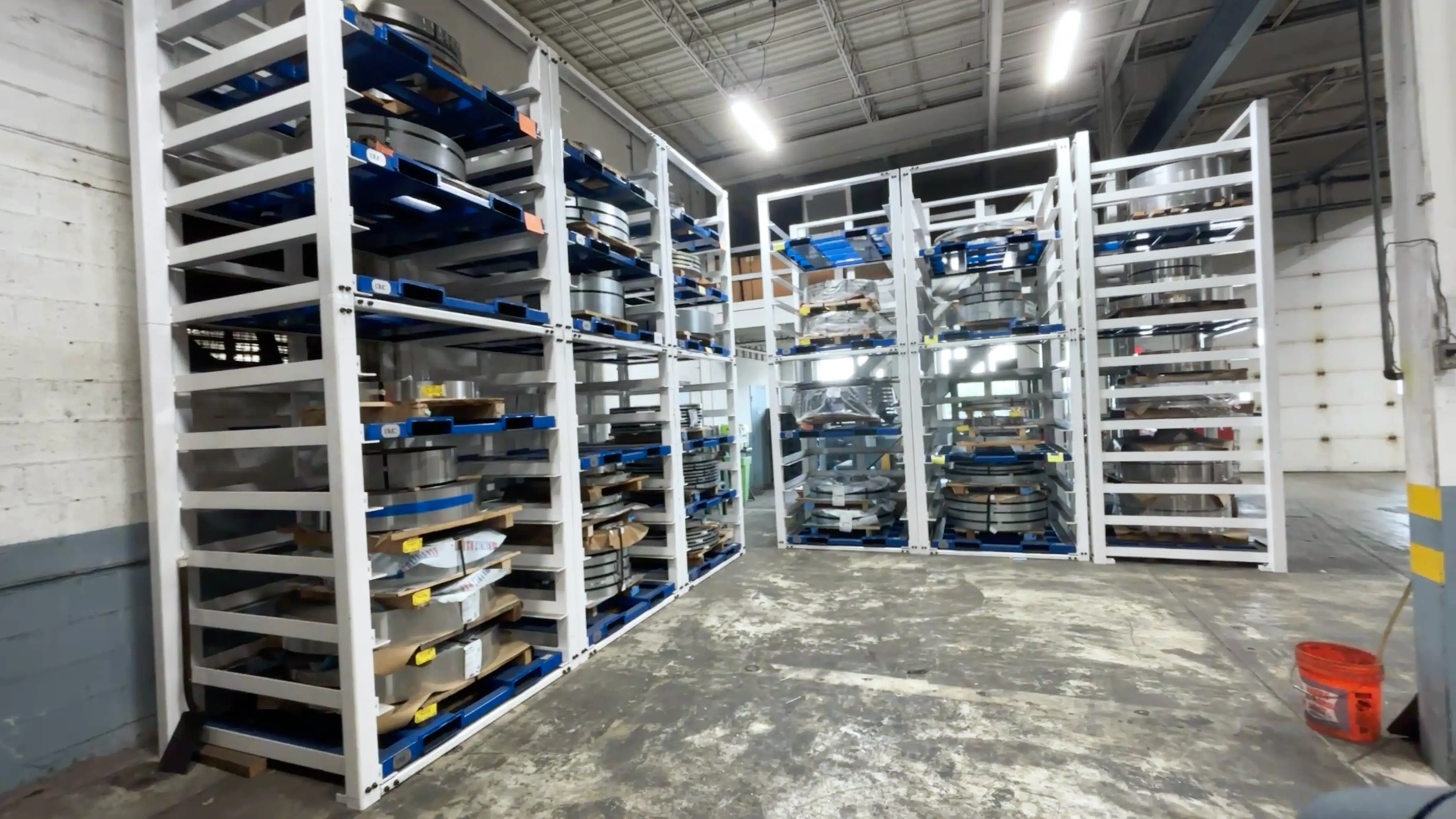 Steel Coil Storage Rack - Gallery - LEAN Manufacturing
