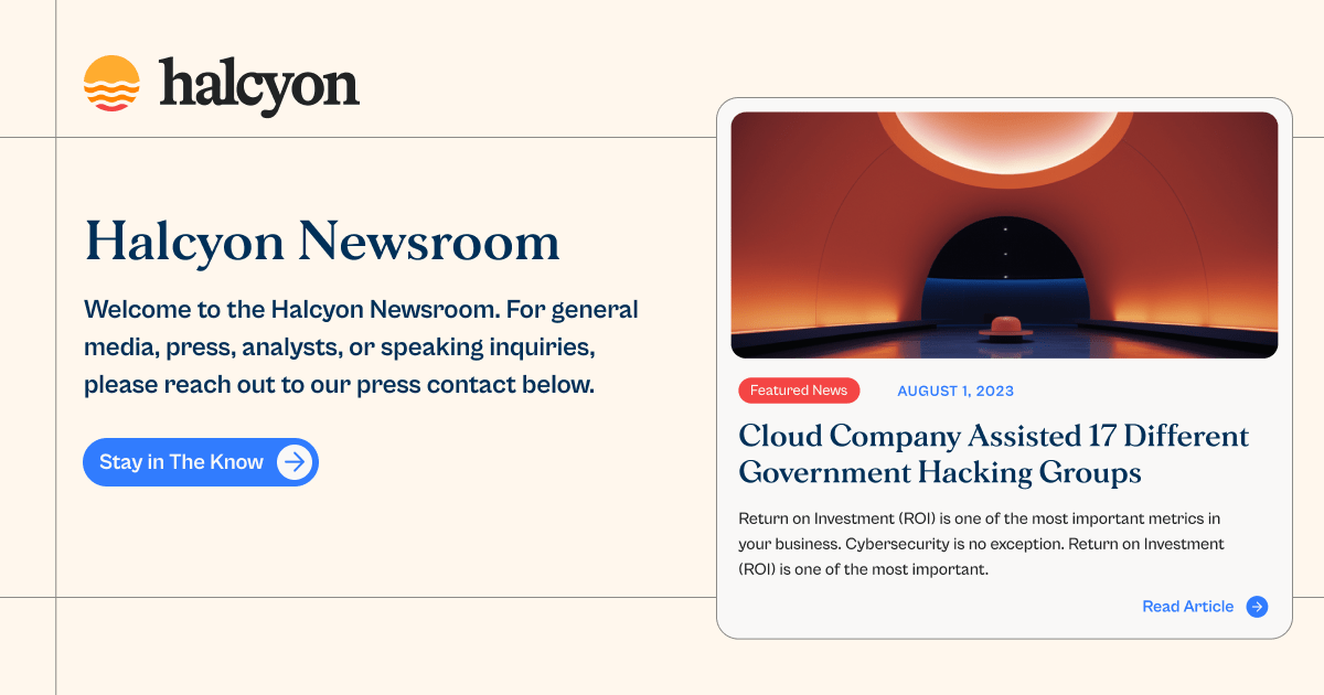 Halcyon Press Center