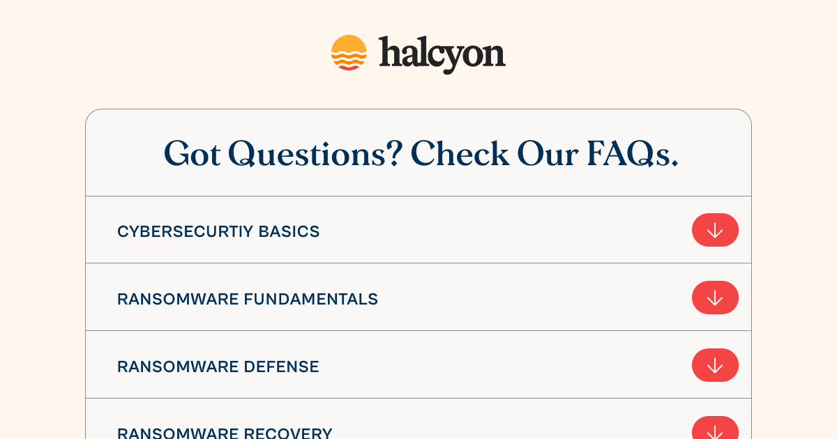 Halcyon FAQ