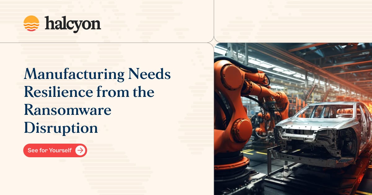 Protecting the Manufacturing Sector from Ransomware