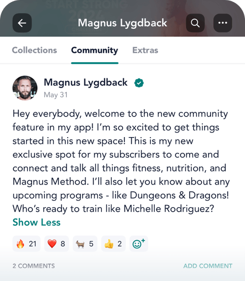 Magnus Method Fitness & Weight Loss App | Magnus Lydgback Training