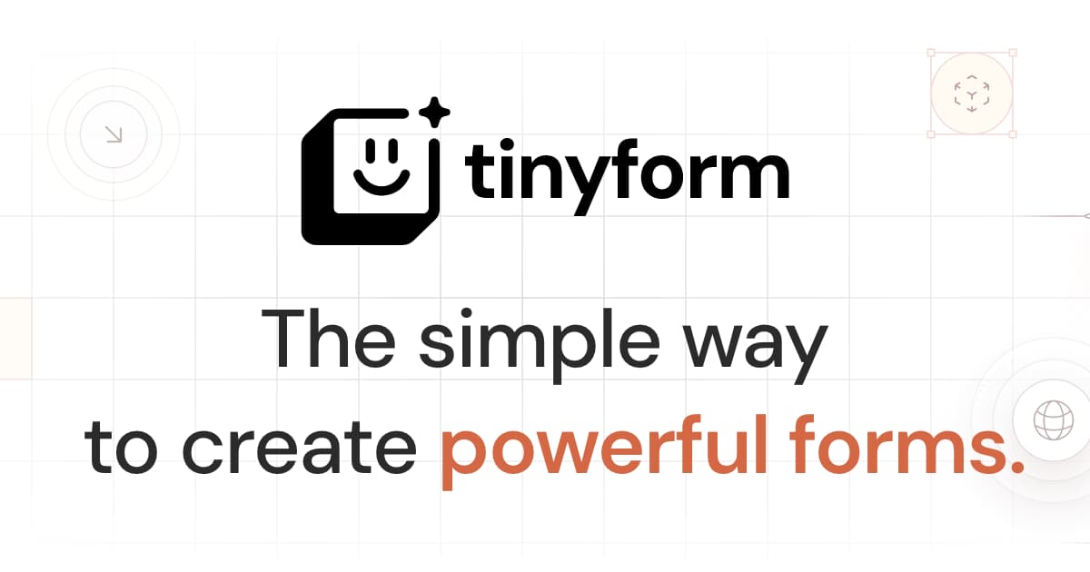 Free & Powerful Form Builder - Tinyform