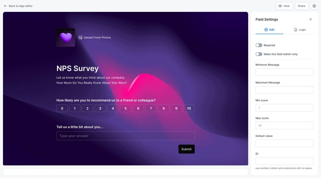 Survey Maker - Create Free Online Questionnaires | Formaloo