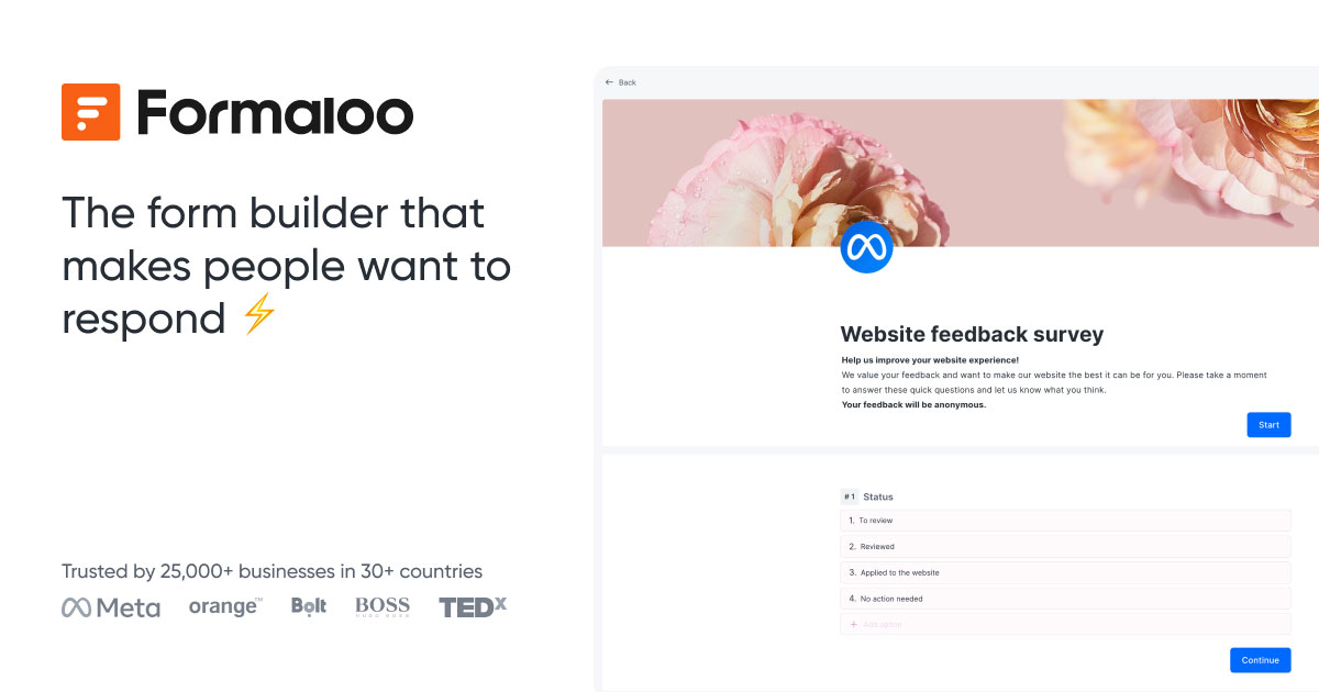 Create Free Online Forms | Best Alternative Form Builder | Formaloo