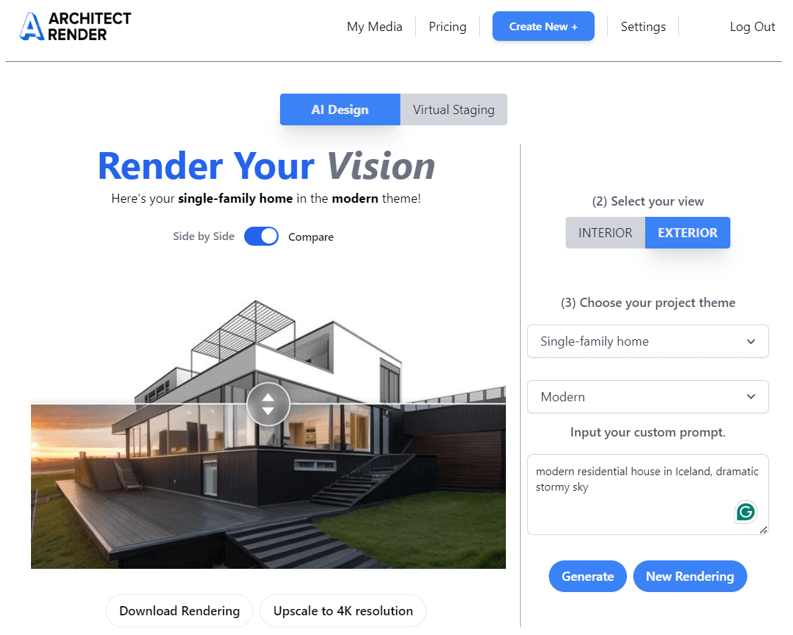 Best 3D Exterior Rendering Services and Software in 2024