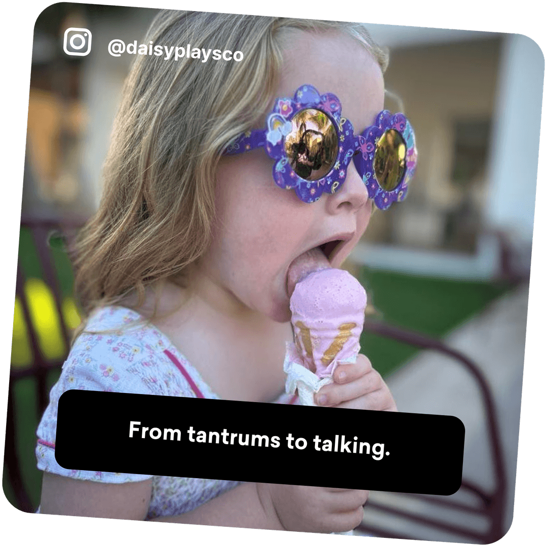 Daisy Plays | Unlock first words and full sentences