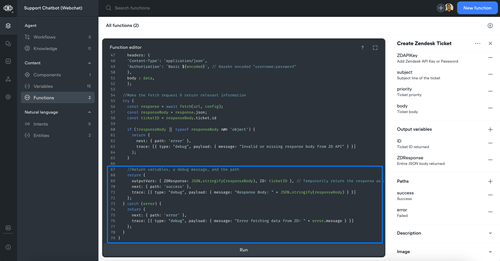 Functions | Voiceflow