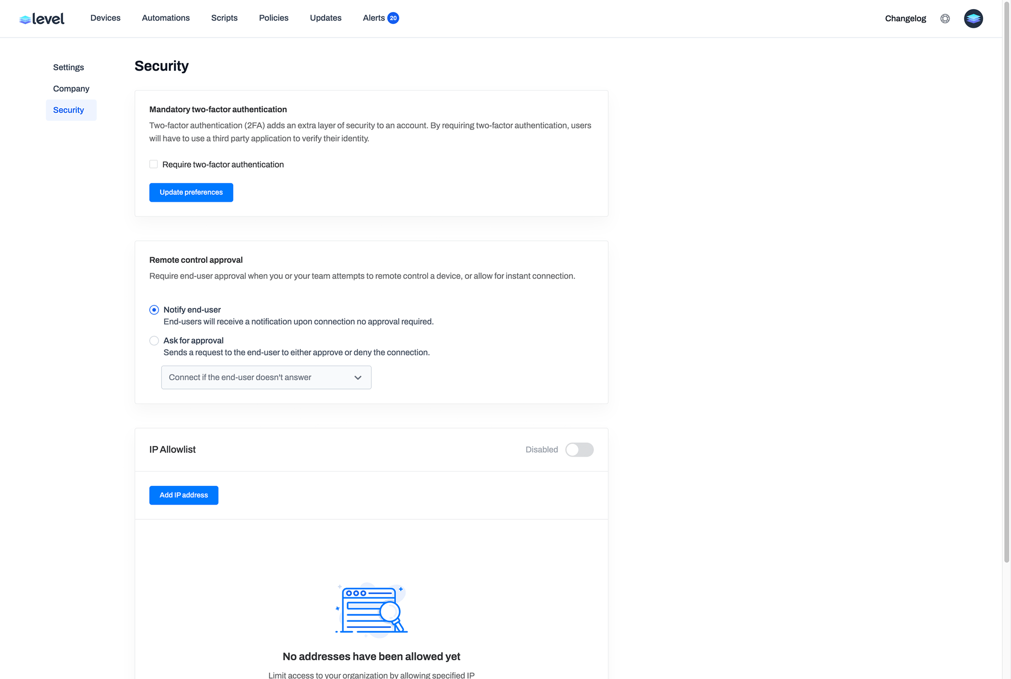 Modern Remote Monitoring and Management (RMM) - Level