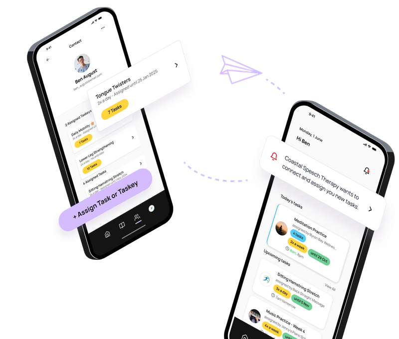 Taskey | App to engage clients between sessions - Free Download