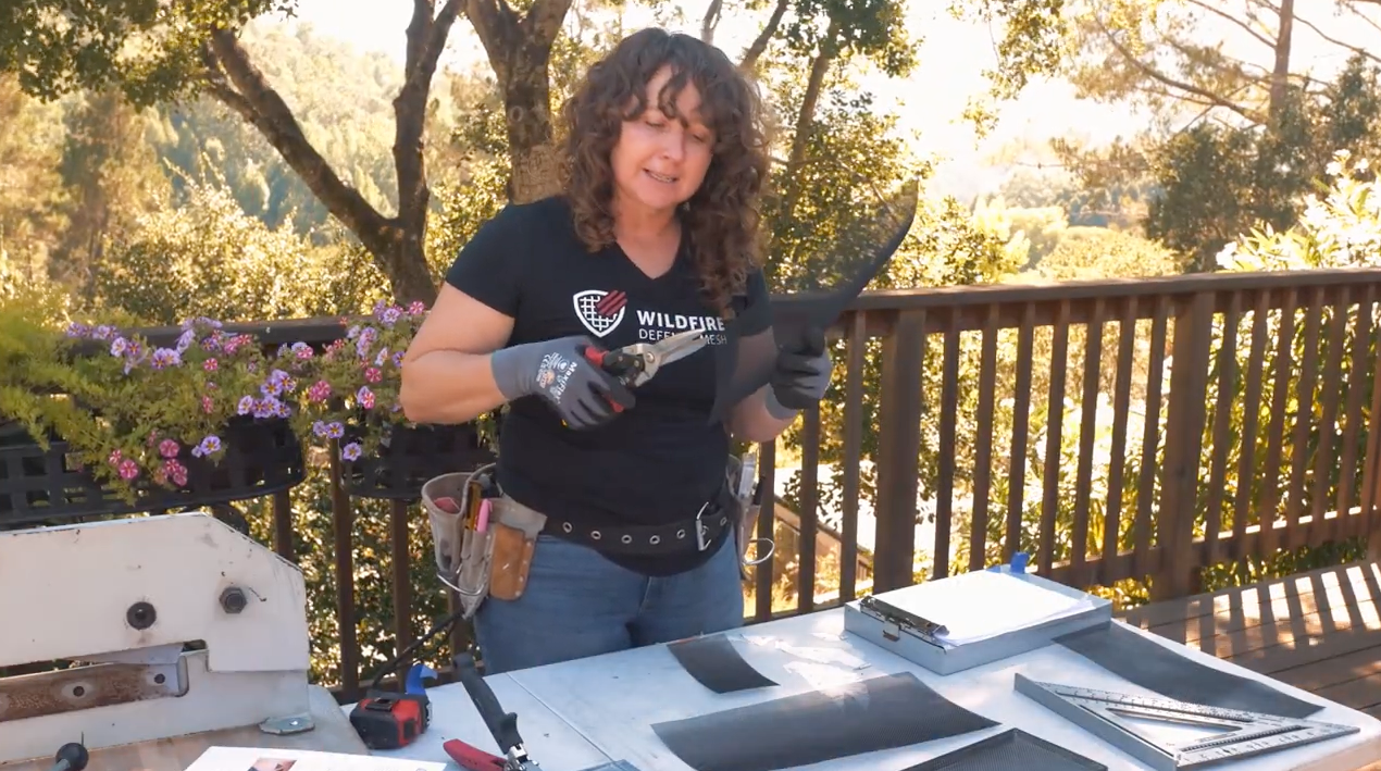 How to Install Wildfire Defense Mesh over Vents | Blog