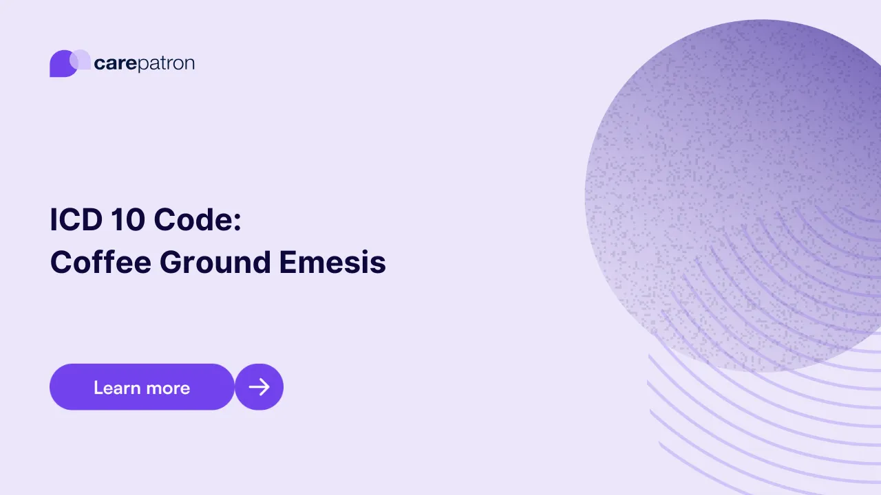 Coffee Ground Emesis ICD 10 CM Codes