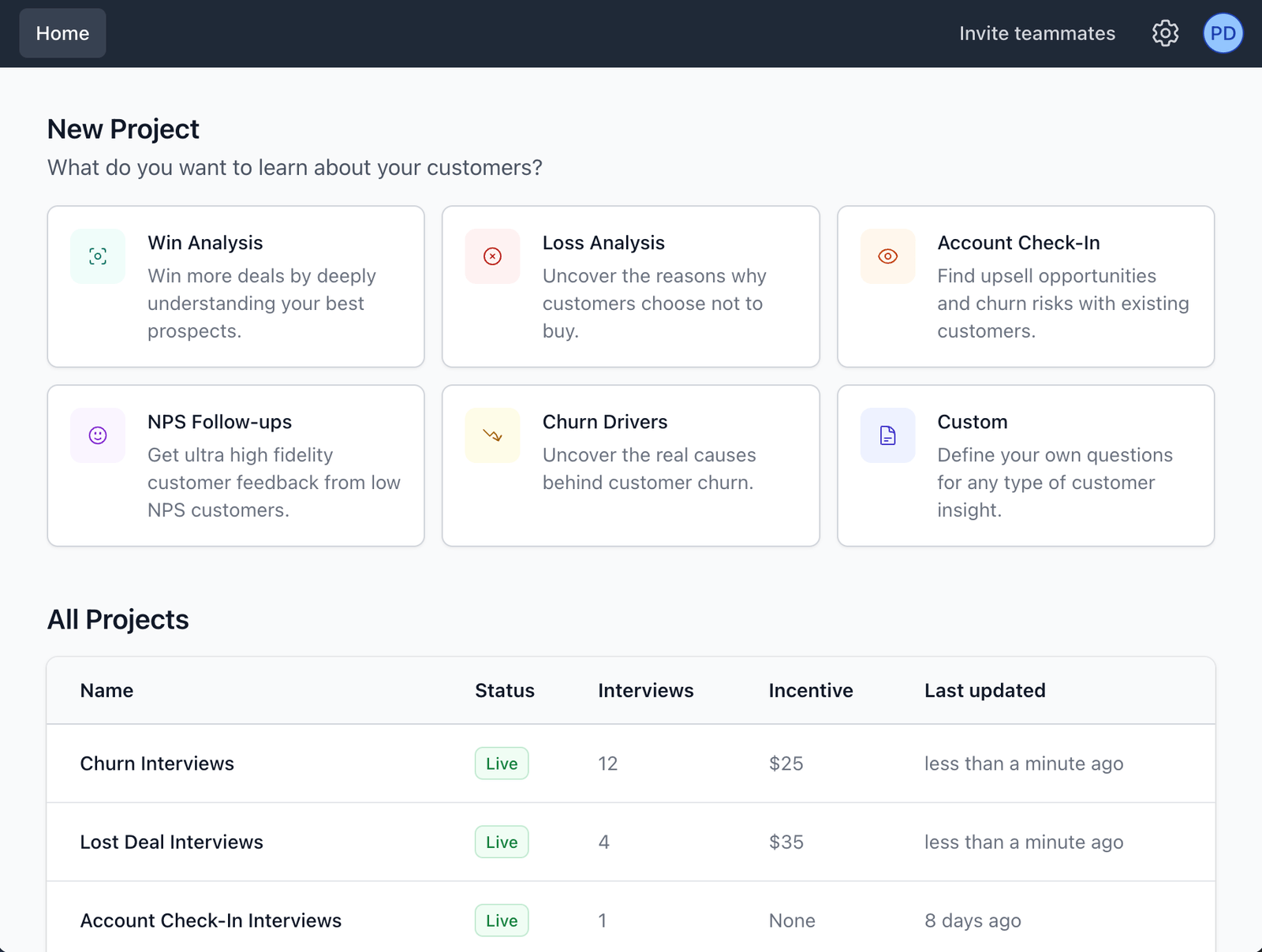 Alpharun - AI voice survey platform for qualitative insights at scale