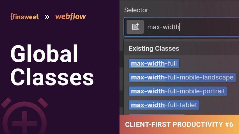 Client-First Style System for Webflow by Finsweet