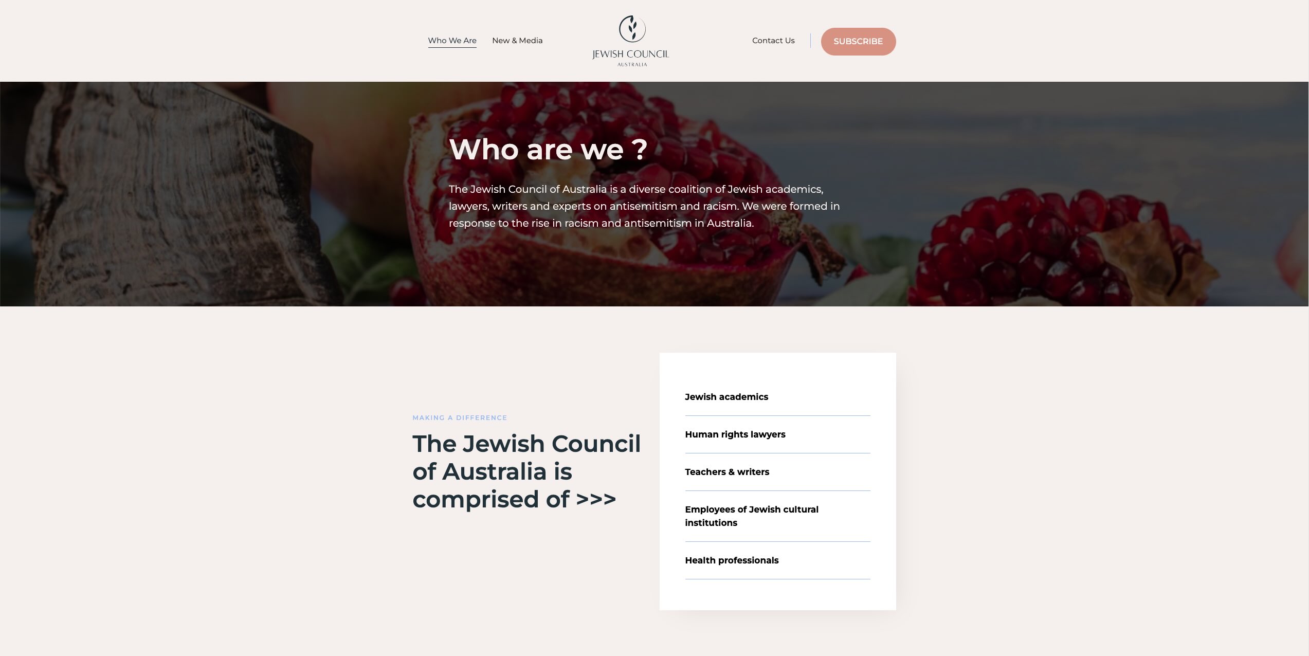 Jewish Council Australia - About Us