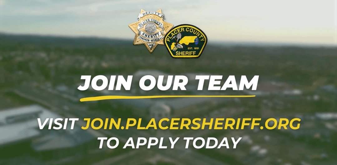 Join the Placer County Sheriff's Office as a Correctional Officer!