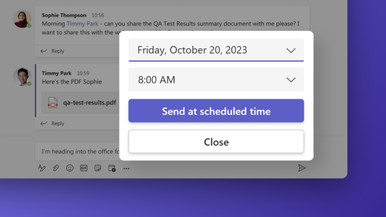 How To Schedule Messages On Microsoft Teams