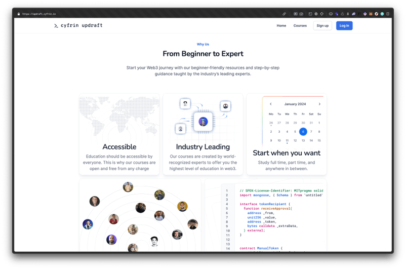 Blockchain Security, Smart Contract Audits, Developer Education - Cyfrin