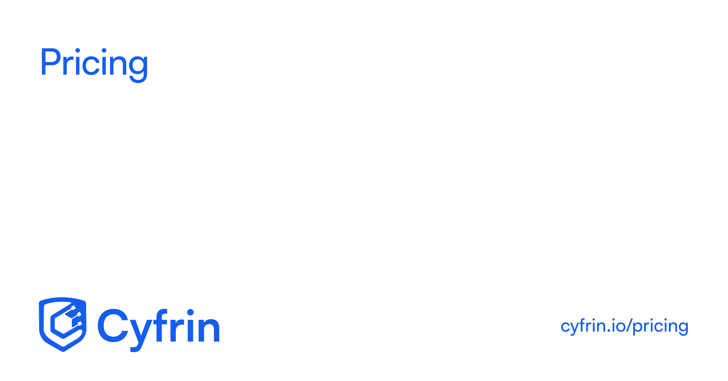 Cyfrin - Smart Contract Security Audits - Pricing