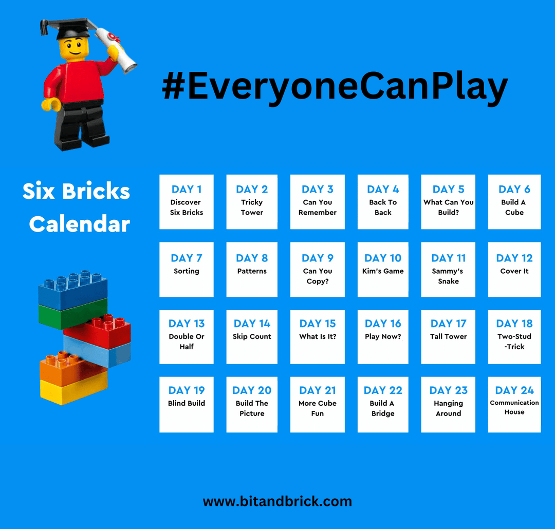 24 Activities with LEGO Six Bricks and Learning through Play ...