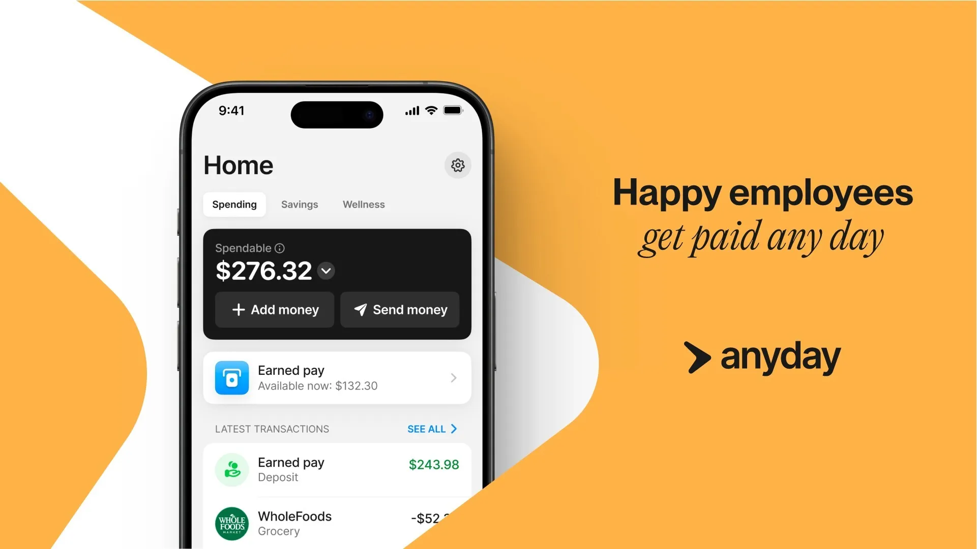 Earned Wage Access & Automated, On-Demand Payments for Employees | AnyDay™