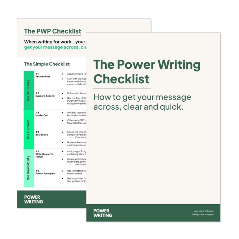 5 Frameworks for Writing Better Memos - Power Writing