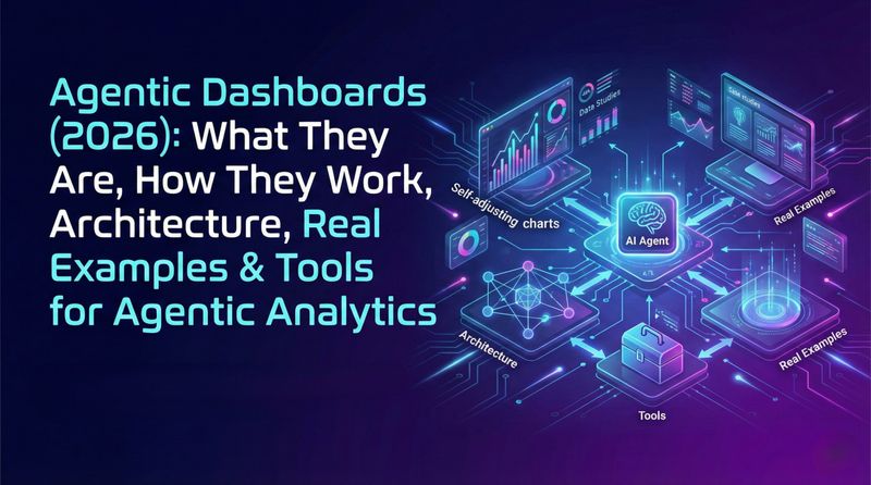 Agentic Dashboards (2026 Guide): Features, Architecture & Tools