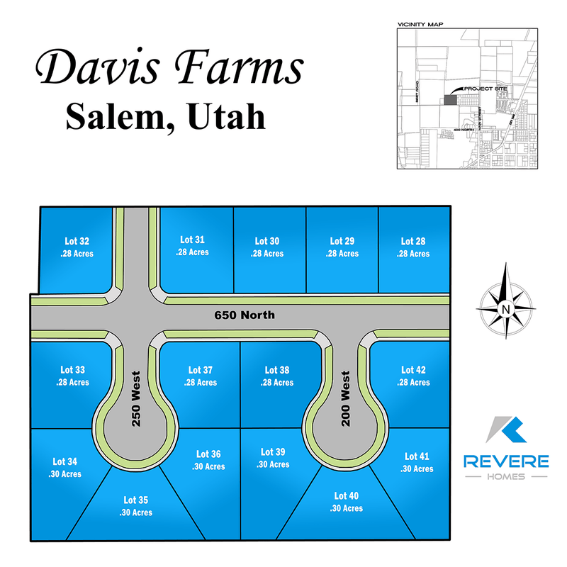 Davis Farms in Salem, Utah | Revere Homes, Utah