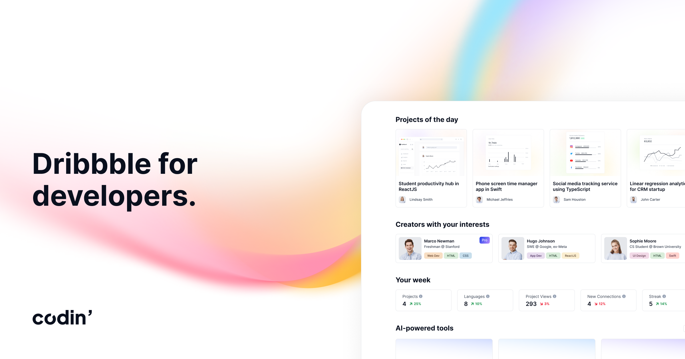 Codin – Find your next project, faster.
