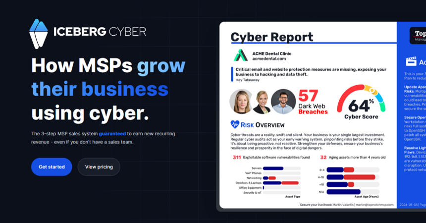 Cyber Risk Monitoring for MSPs | Iceberg Cyber