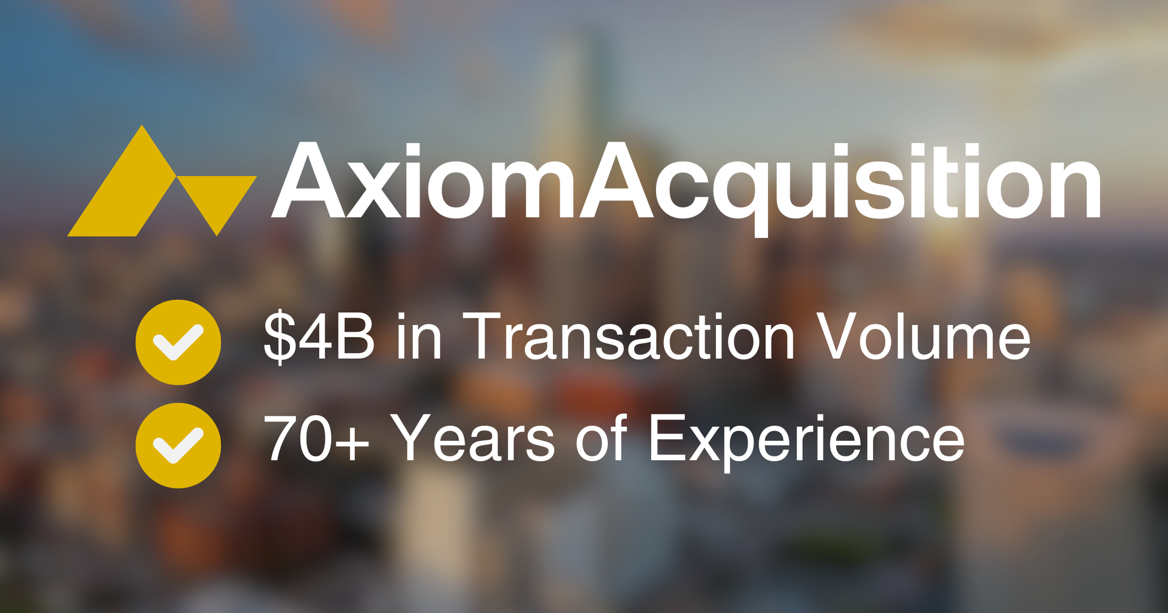 Active Deals | Current Businesses for Sale Nationwide | Axiom Acquisition