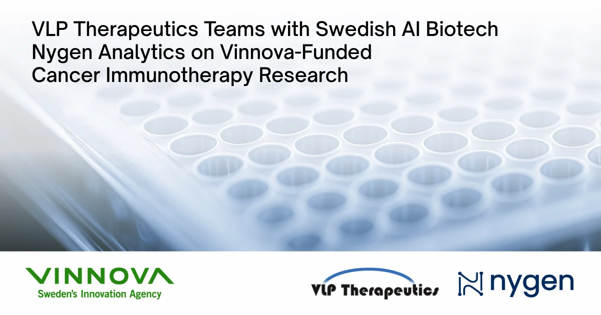 VLP Therapeutics Teams with Swedish AI Biotech Nygen Analytics on ...
