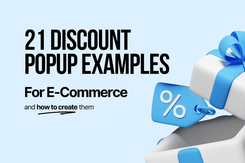 21 Discount Popup Examples for Ecommerce