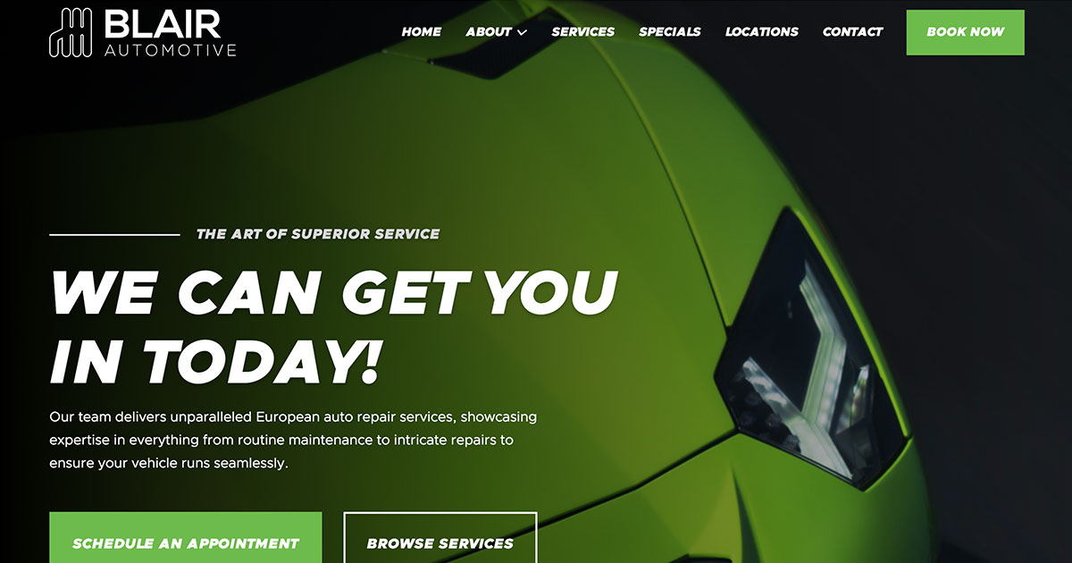 Locations | Blair Automotive