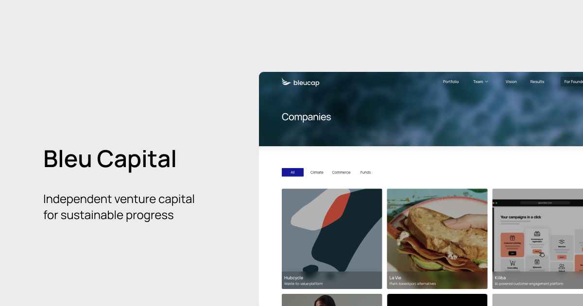 Bleu Capital – Backing Sustainable Progress
