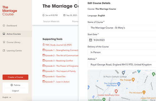 The Marriage Course builder - The Marriage Course